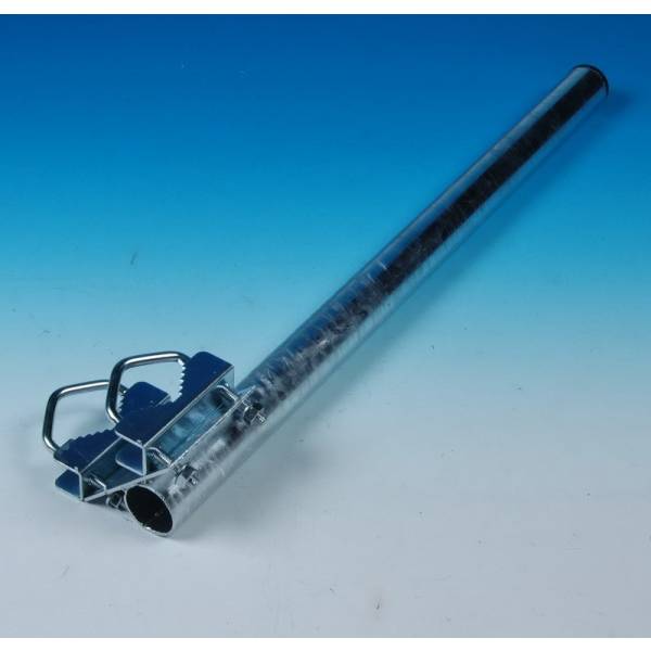 Metal Pipe Mount Bracket Ø38mm L600 Vertical | Getic