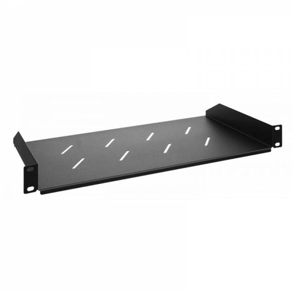 Rack Shelf 19" 1U, 350mm, Black | Getic
