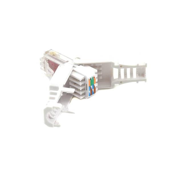 RJ45 Toolless Connector Cat6 White | Getic