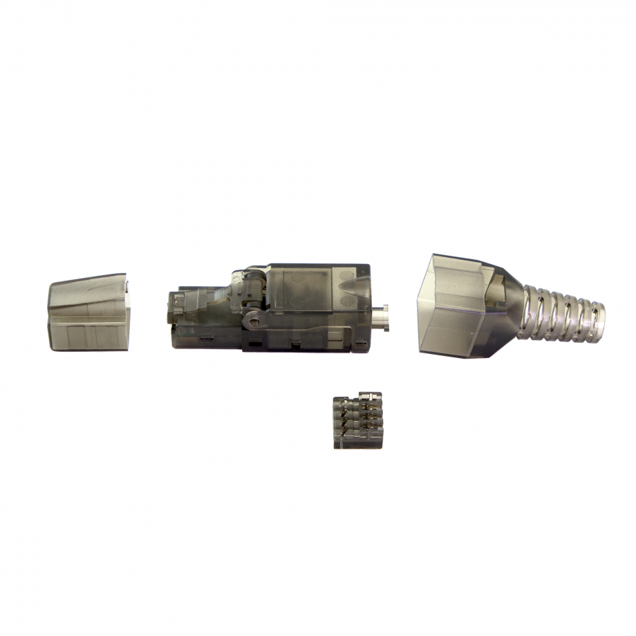 RJ45 Toolless Connector Cat6 Black | Getic