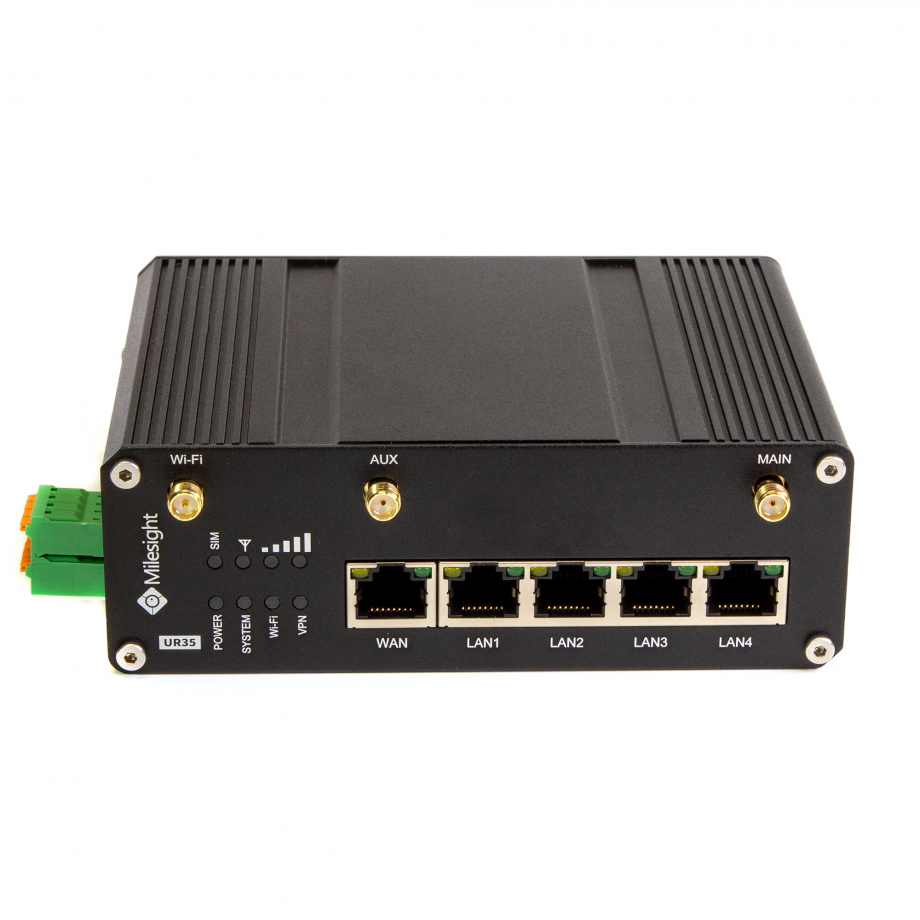Milesight 4G Industrial Router UR35 Pro WiFi4 | Getic