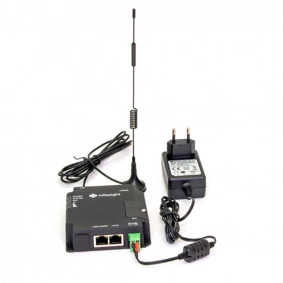 Milesight 4G Industrial Router UR32 Lite PoE | Getic