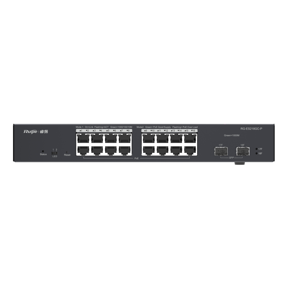 Reyee 18-Port Gigabit Managed PoE Switch | Getic